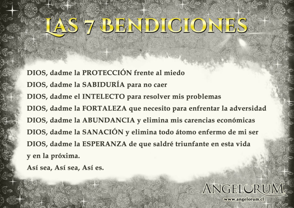 oracion7bendiciones – Angelorum